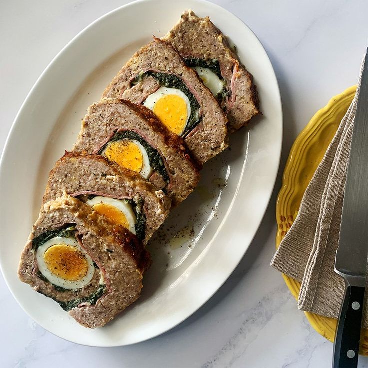 Gefüllter Hackbraten mit gekochten Eiern - Omas Tipps Rezepte