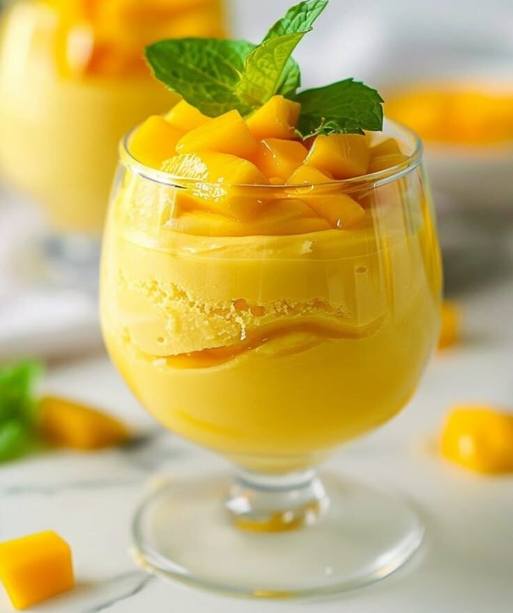 5 Minuten Mango Dessert, viel besser als Eis! - Omas Tipps Rezepte